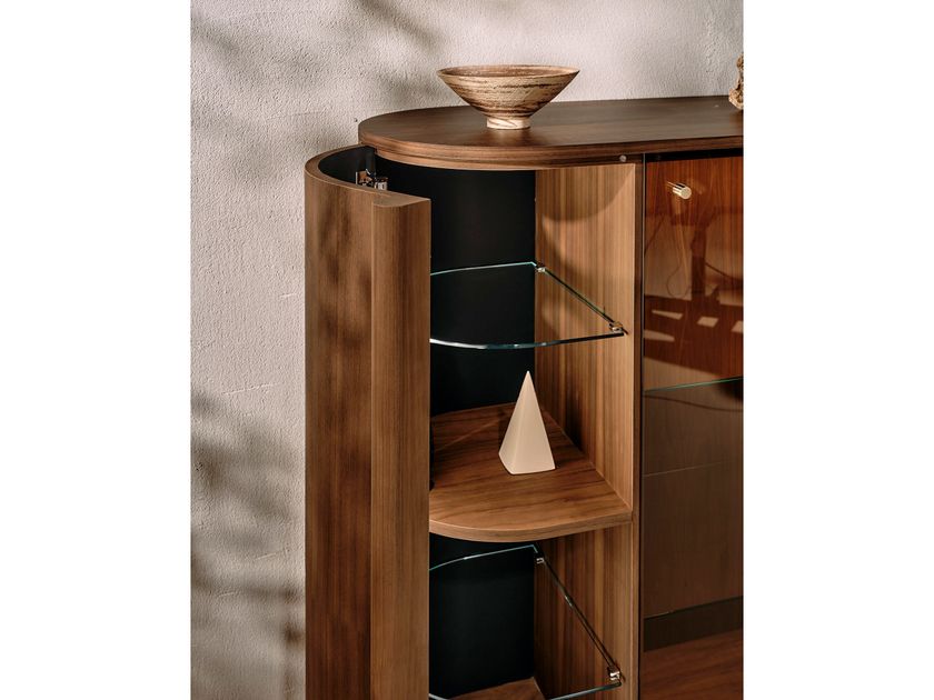 DUSK Wooden highboard with integrated lighting By Naturedesign | design ...