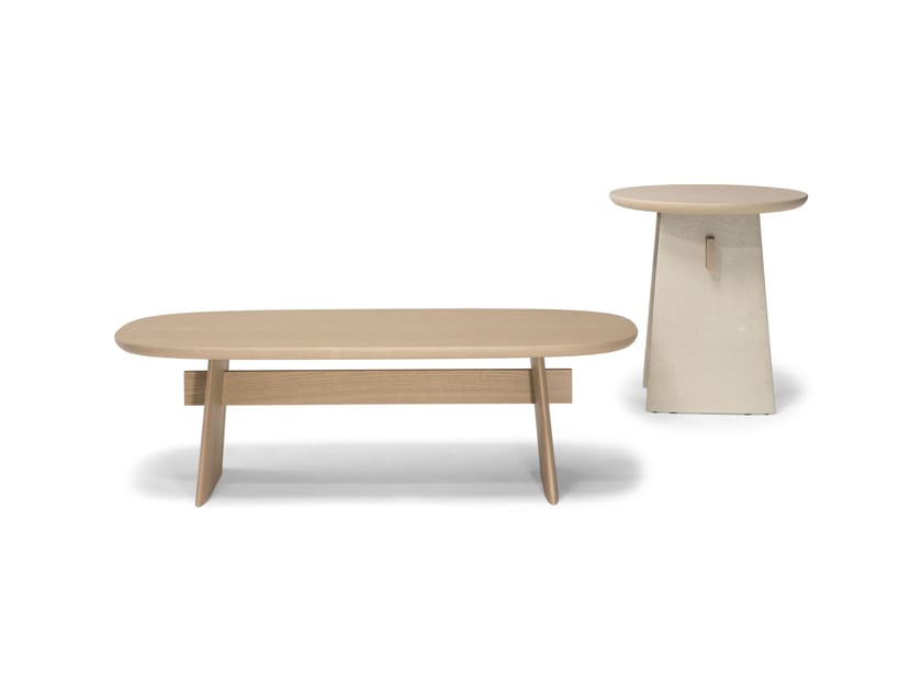 ADAM Round lecce stone high side table By Natuzzi Italia | design ...