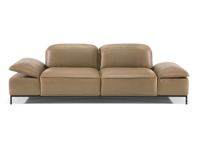 ADAM 2 seater leather sofa By Natuzzi Italia | design Marcel Wanders