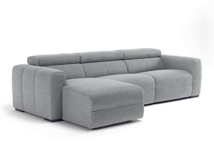 BALANCE 3 seater recliner leather sofa with chaise longue By Natuzzi Italia