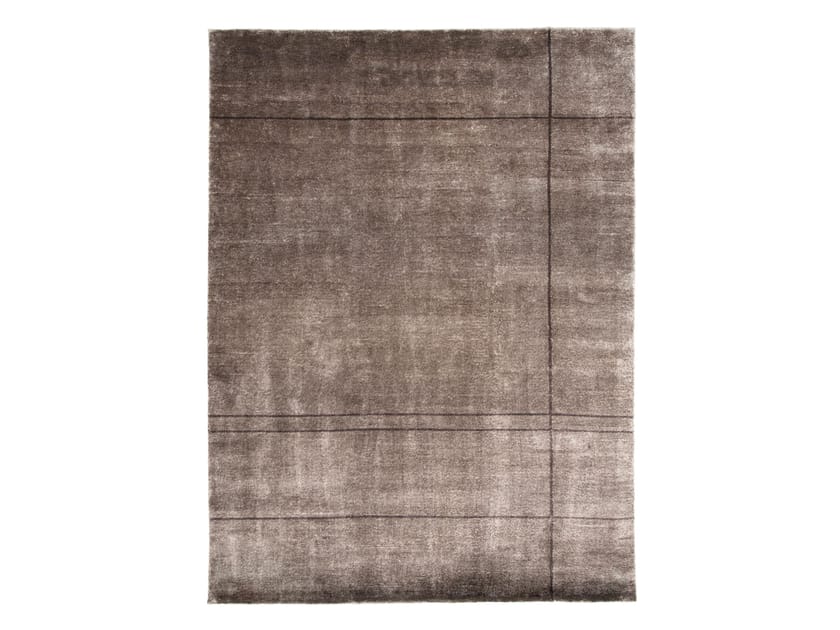 BERBERO Rectangular silk rug By Natuzzi Italia