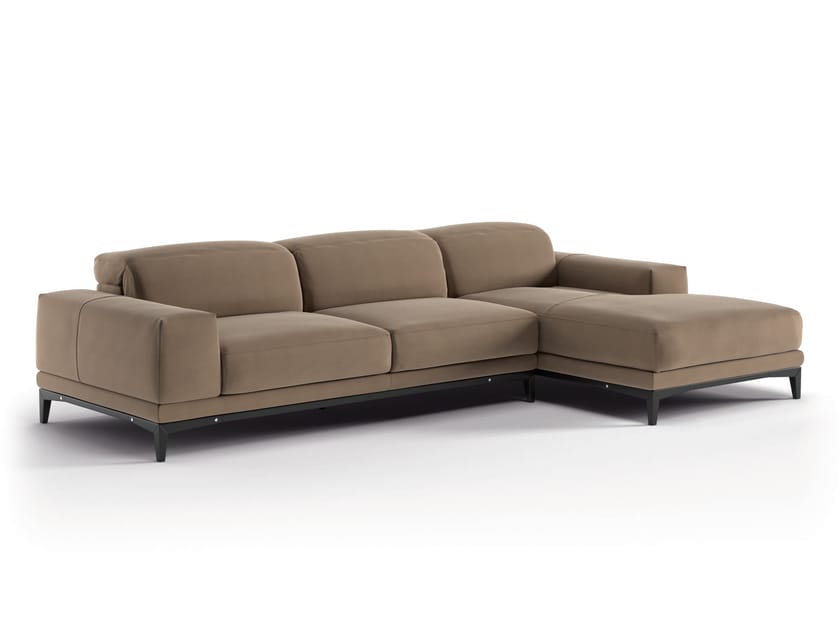 BORGHESE Sofá reclinable con reposacabeza con chaise-longue By Natuzzi Italia