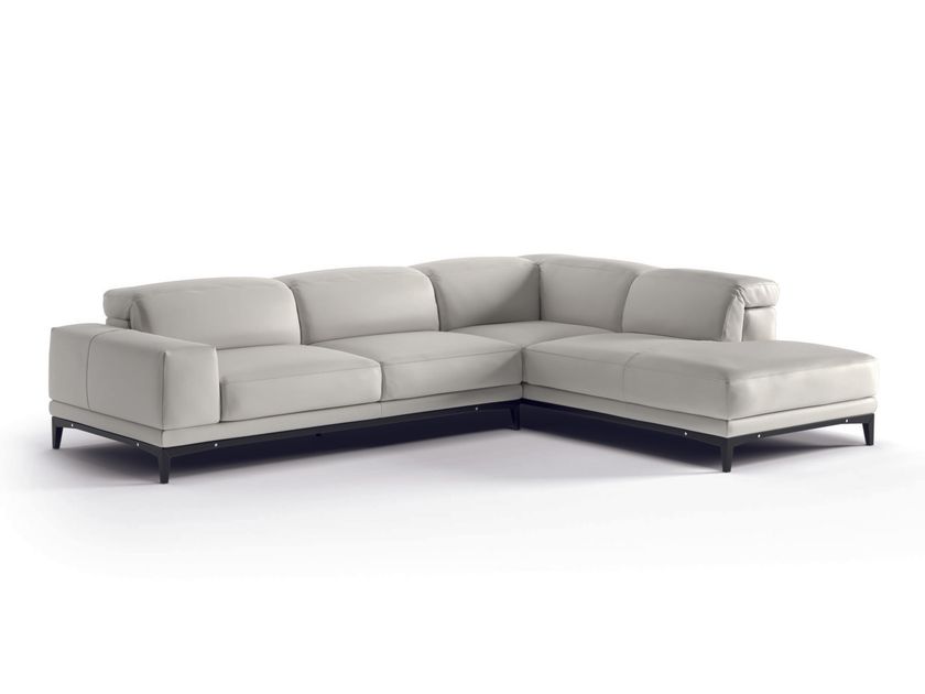 BORGHESE Sofá con reposacabeza con chaise-longue By Natuzzi Italia