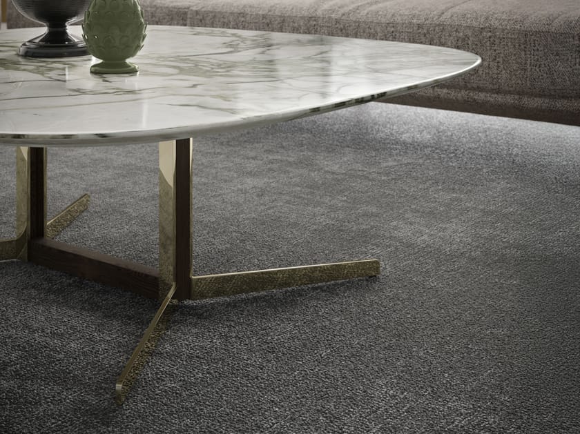 CAMPUS Rectangular low coffee table with glass top By Natuzzi Italia ...