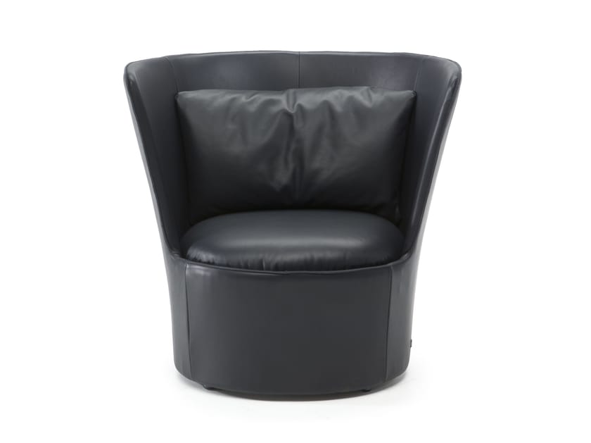 CAPE Leather armchair By Natuzzi Italia | design Marcel Wanders