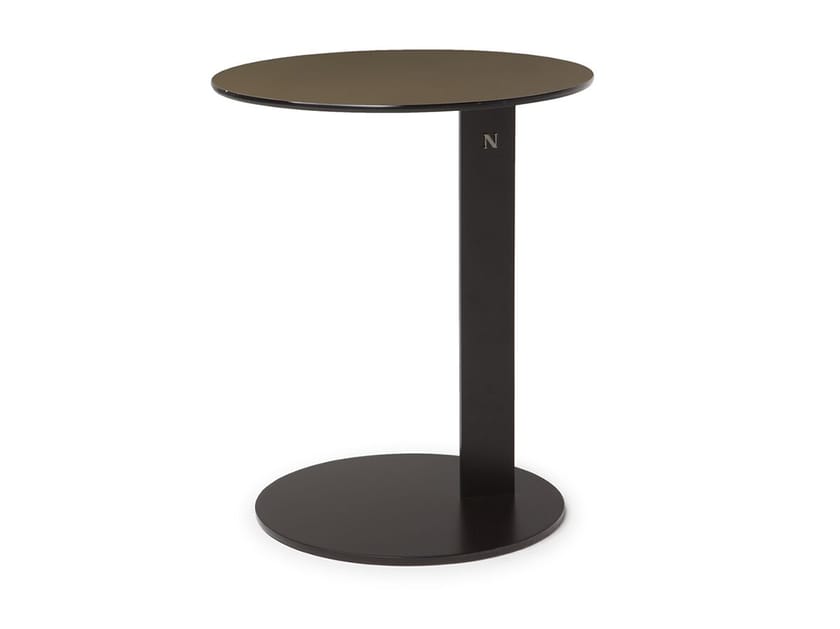 CAVA Table d'appoint ronde en verre By Natuzzi Italia | design Mauro ...