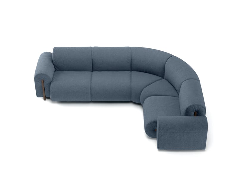 COLLE Sectional corner fabric sofa By Natuzzi Italia | design BIG ...
