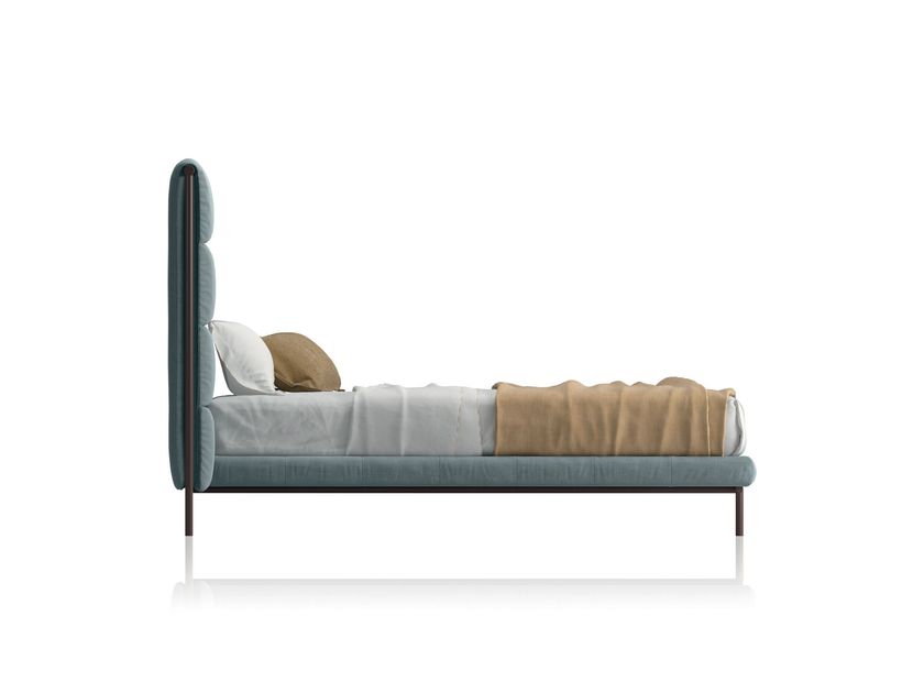 EMA Fabric double bed with high headboard By Natuzzi Italia | design ...