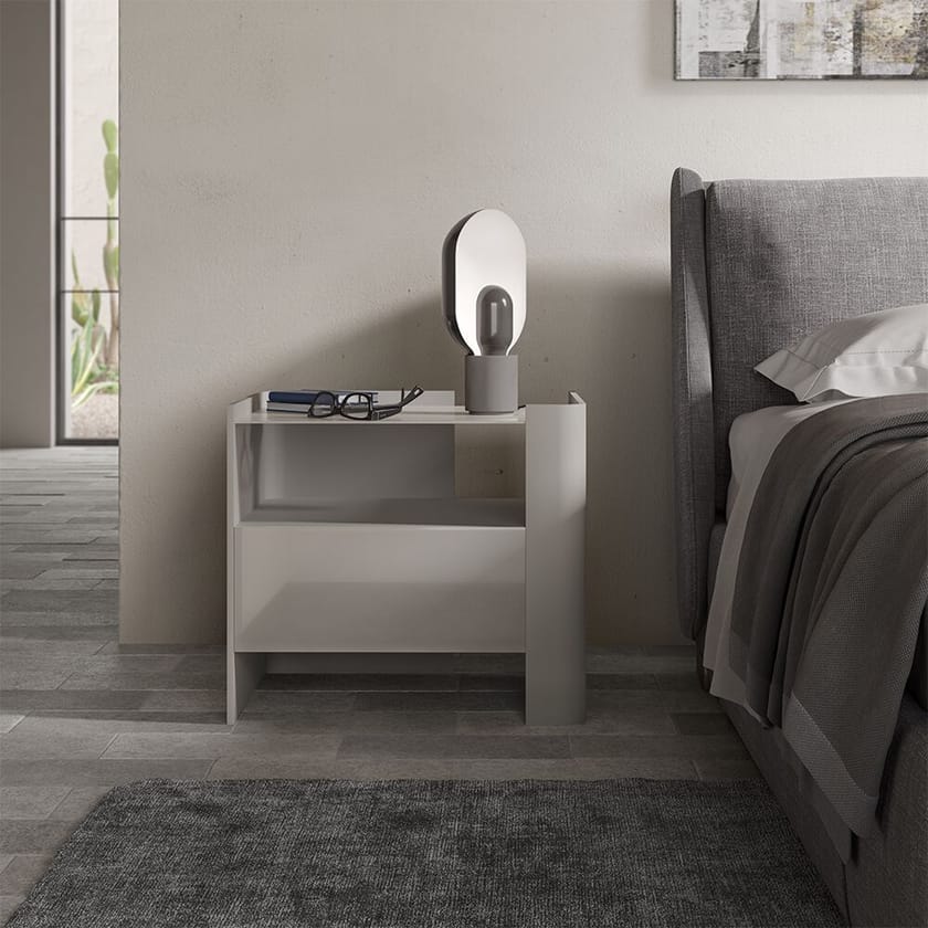 FENICE Bedside table By Natuzzi Italia