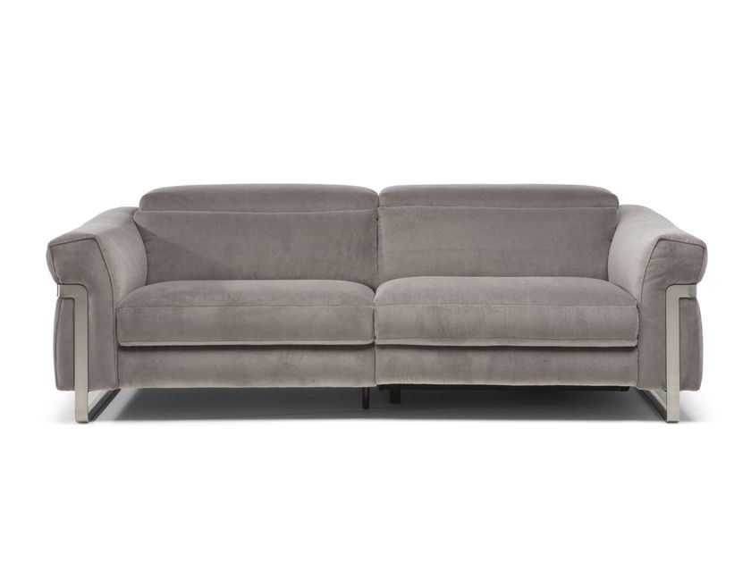 FIDELIO Sofá reclinable de tela de 2 plazas eléctrico By Natuzzi Italia