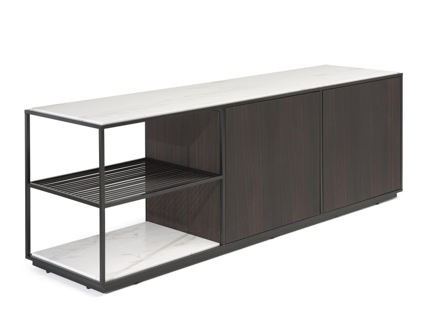 FILROUGE Sideboard with coplanar doors By Natuzzi Italia | design Mauro ...