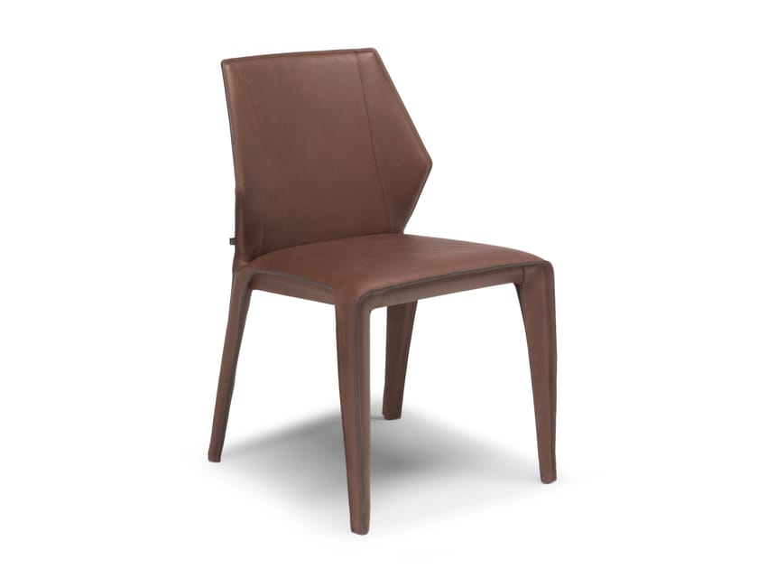 FRIDA Tanned leather chair By Natuzzi Italia