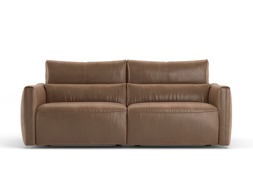 GALAXY 2 seater recliner leather sofa By Natuzzi Italia