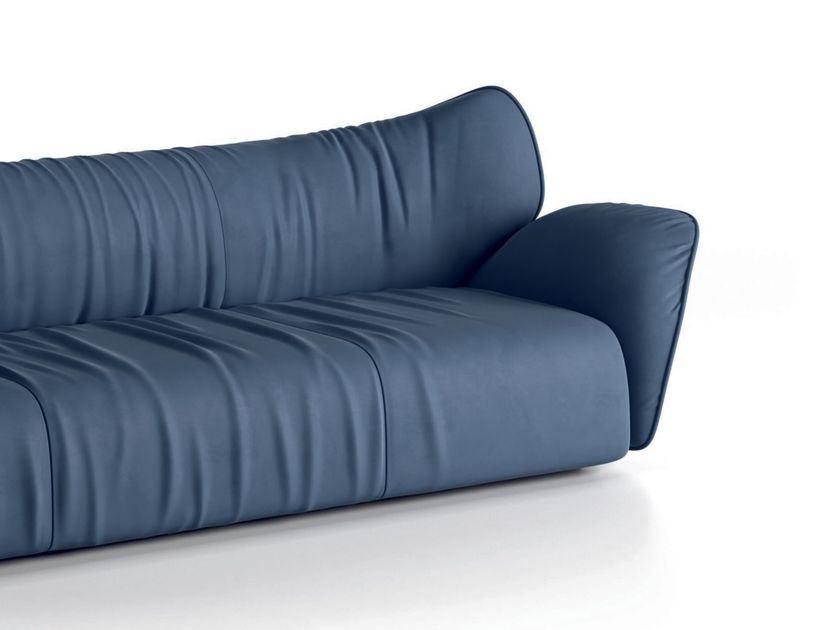JUNO Leather sofa By Natuzzi Italia | design Massimo Iosa Ghini