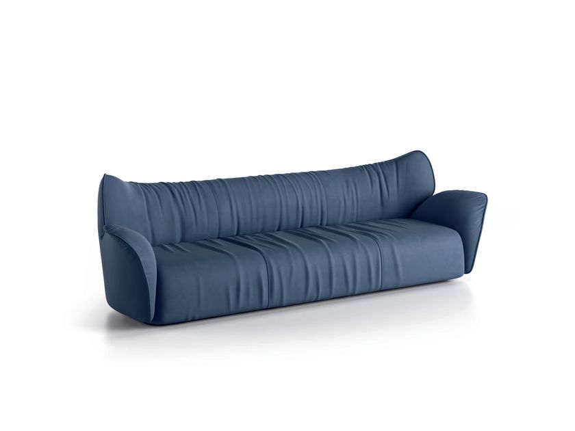 JUNO Leather sofa By Natuzzi Italia | design Massimo Iosa Ghini