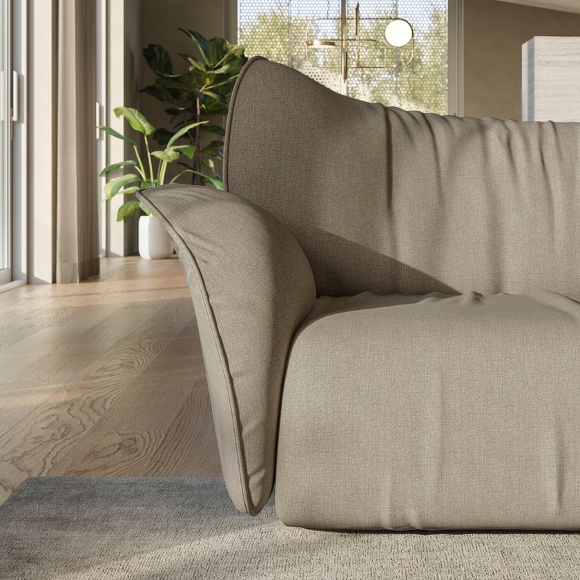 JUNO Leather sofa By Natuzzi Italia | design Massimo Iosa Ghini