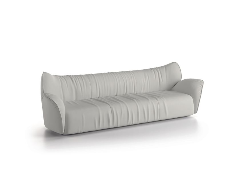 JUNO Leather sofa By Natuzzi Italia | design Massimo Iosa Ghini