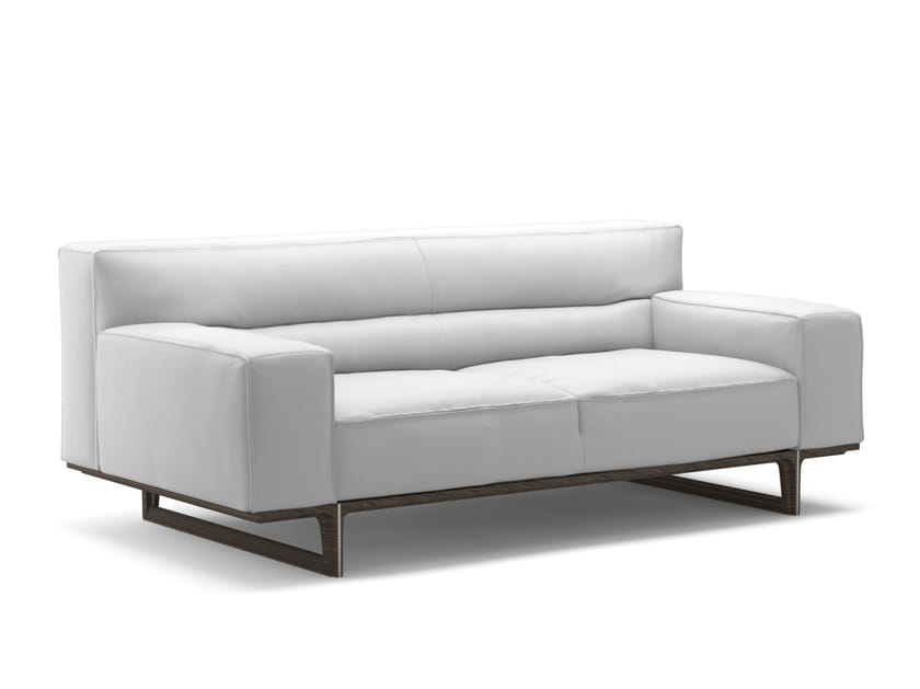 KENDO 2 seater leather sofa By Natuzzi Italia | design Maurizio Manzoni ...