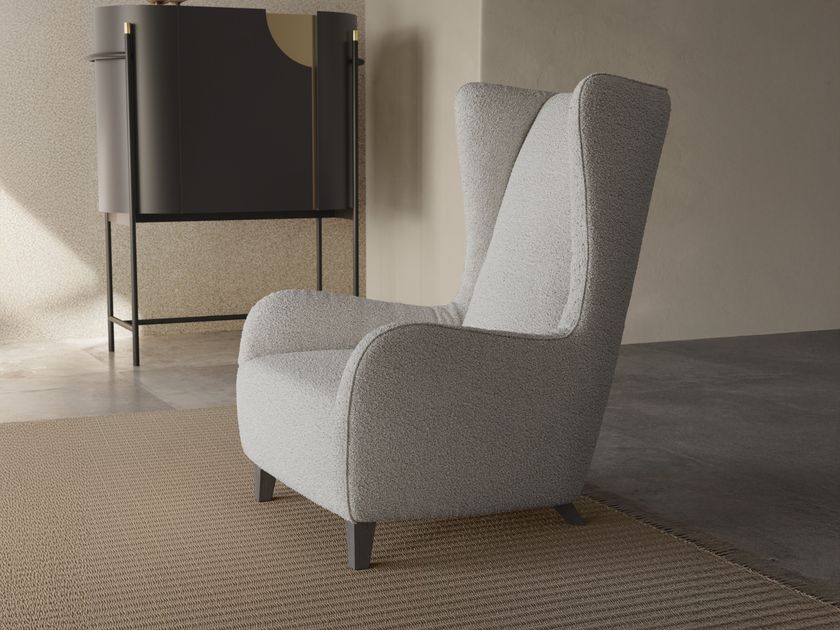 MARLENE Wing high-back fabric armchair By Natuzzi Italia | design Paola ...