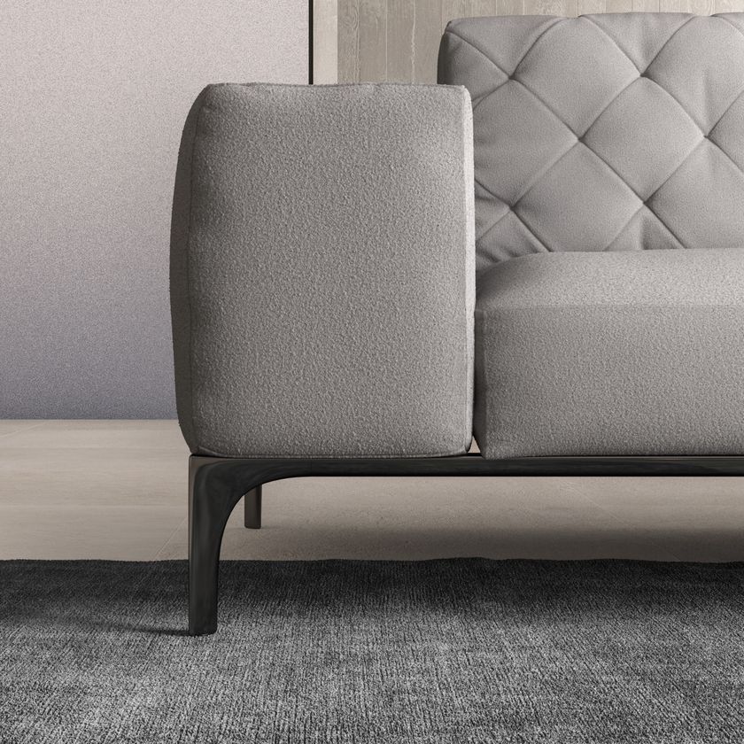 SKYLINE Corner fabric sofa By Natuzzi Italia | design Marcel Wanders