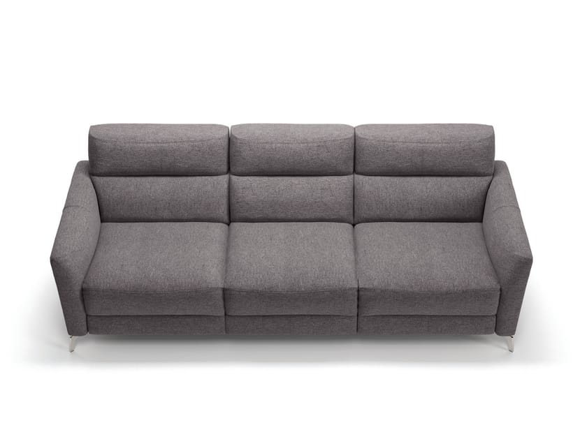 STAN 3 seater recliner fabric sofa By Natuzzi Italia