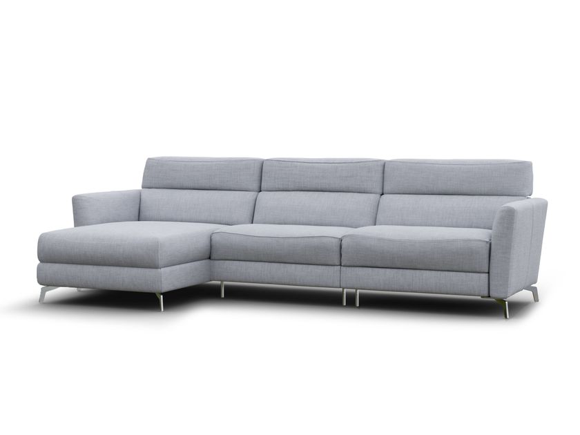 STAN 3 seater fabric sofa with chaise longue By Natuzzi Italia