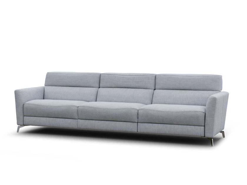 STAN Sofá de 3 plazas reclinable de tela By Natuzzi Italia