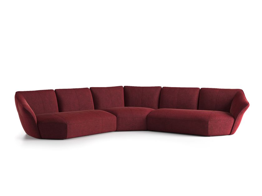 TIMELESS Modular leather sofa with chaise longue By Natuzzi Italia ...