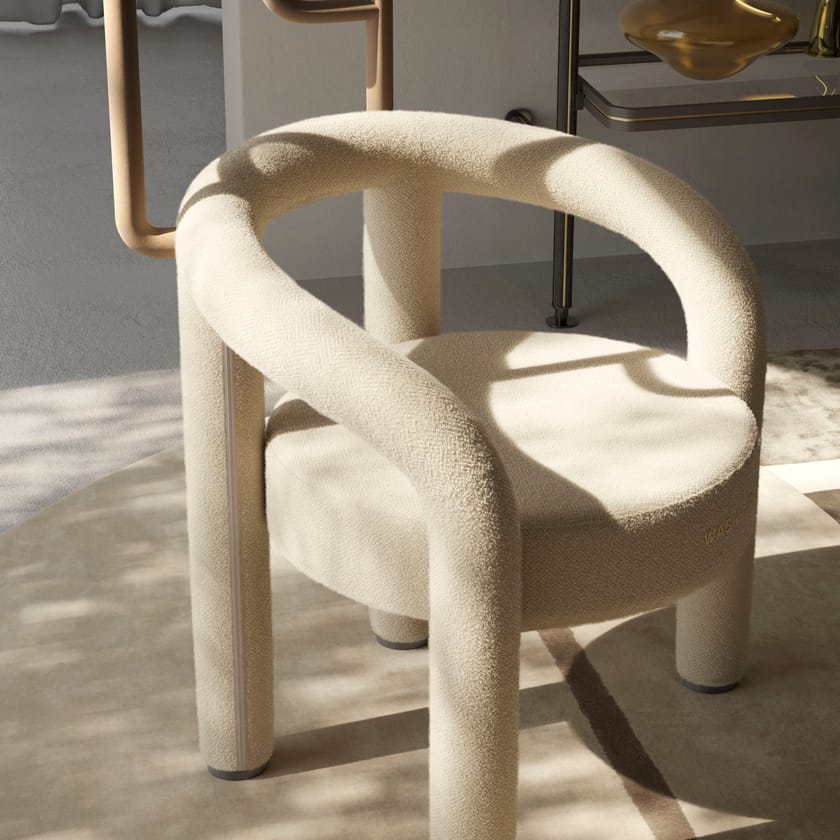 THE WASH LESS PROJECT Easy chair By Natuzzi Italia