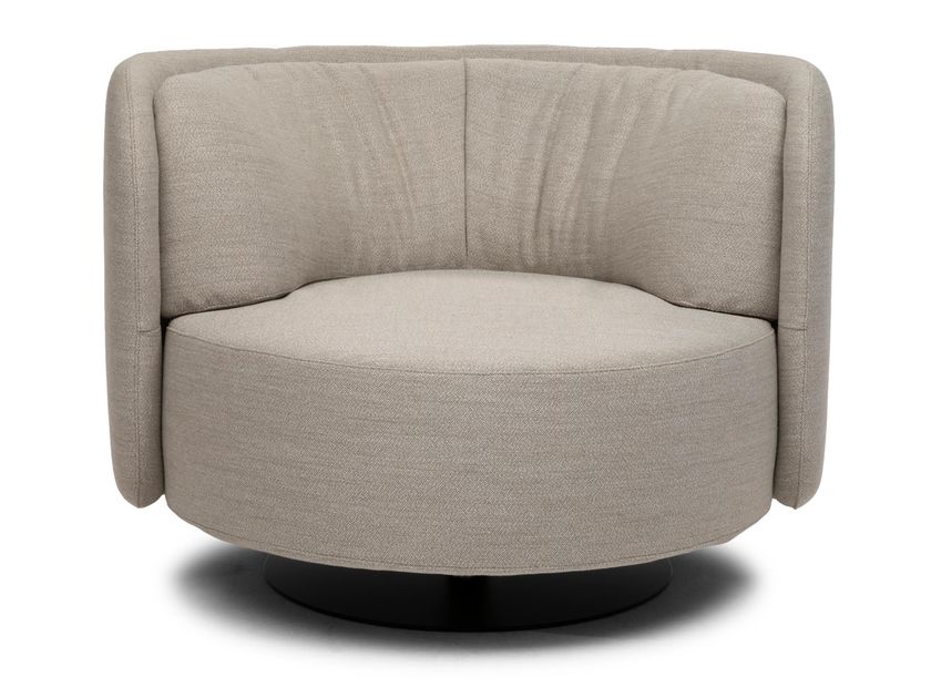 WAVE Swivel fabric armchair with armrests By Natuzzi Italia | design ...