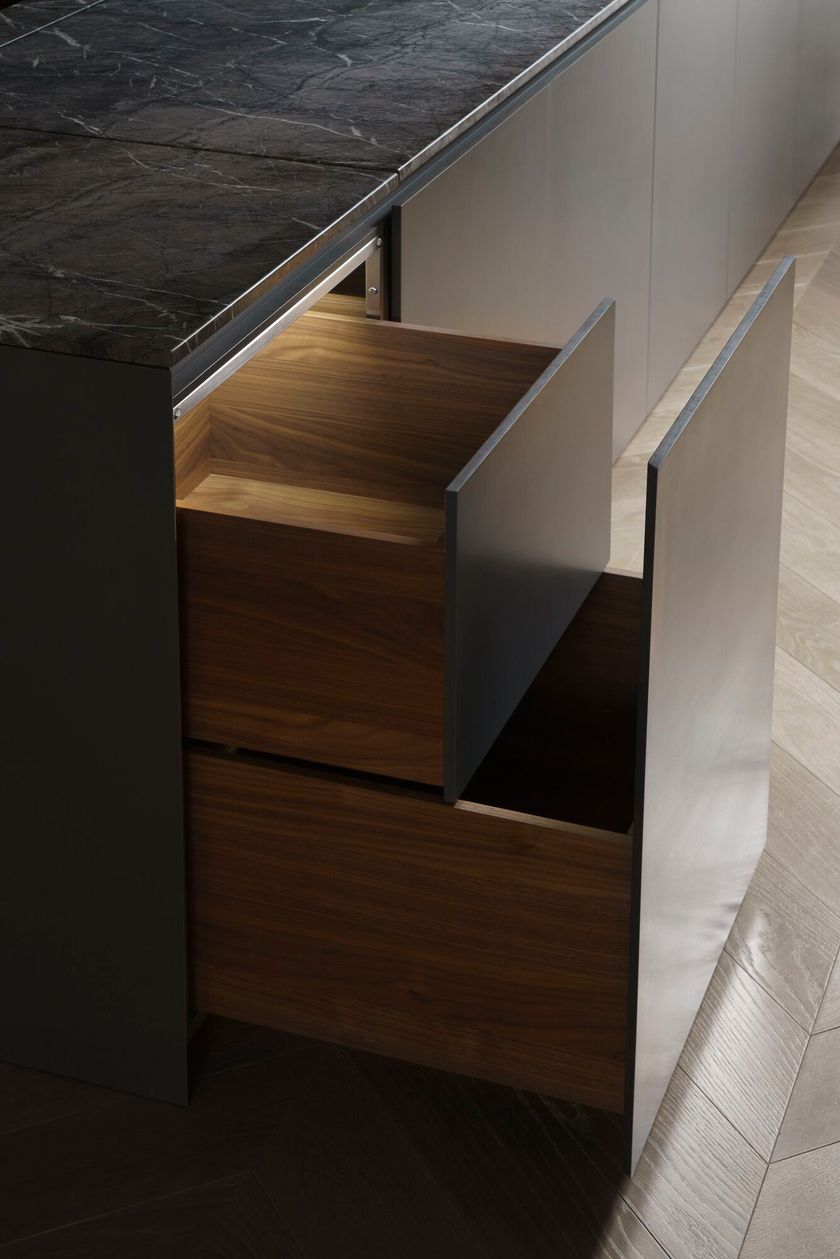 N037 GRIGIO CARNICO Kitchen By Nero Cucine