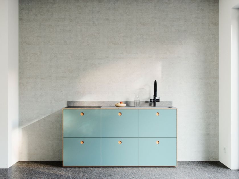 »HOME« COMPOSIT UNIT 20 - DESIGN „LUNA“ Kitchen By Neuvermoebelt