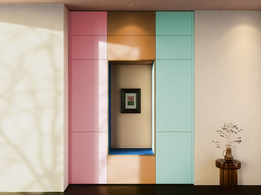 SMART LINE FURNITURE FC17 Sectional laminate wardrobe By Neuvermoebelt