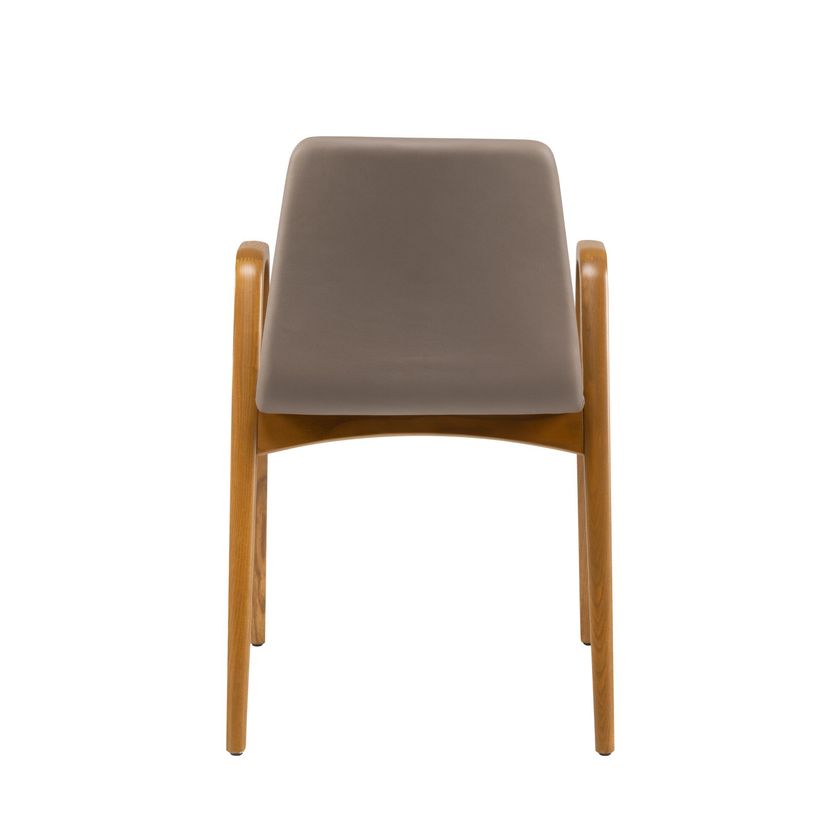 TECLA PO01B Upholstered chair with beech legs By New Life | design Alan ...