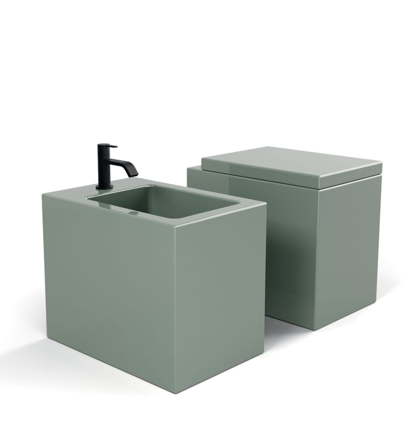 COOL Wc in ceramica a pavimento By Nic