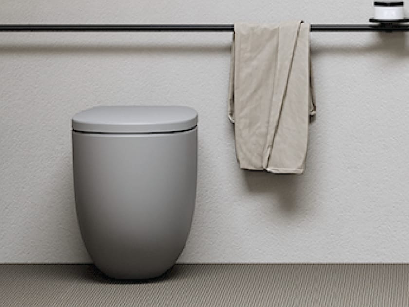 MILK Floor mounted rimless ceramic toilet By Nic