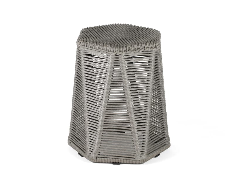 DIAMOND HIGH Technical fabric garden stool By Nodo Italia