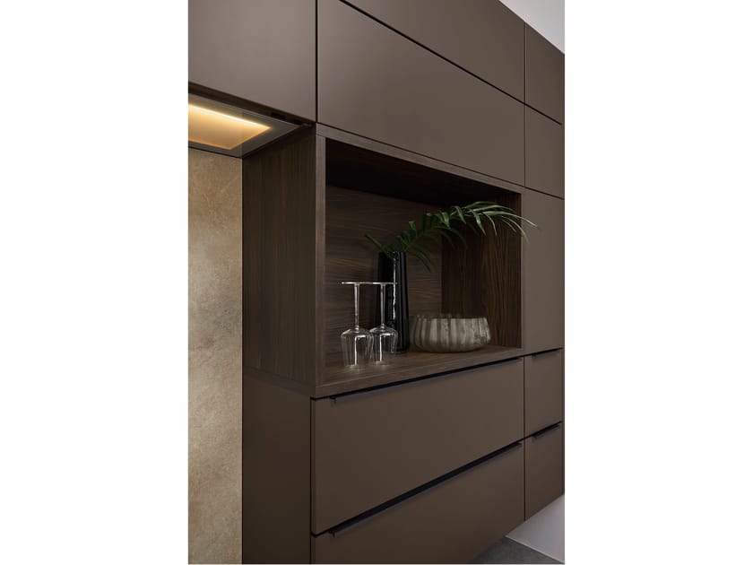 CANTERA SAND LIME CREAM / SOFT LACK SEPIA BROWN SOFT MAT Kitchen By ...