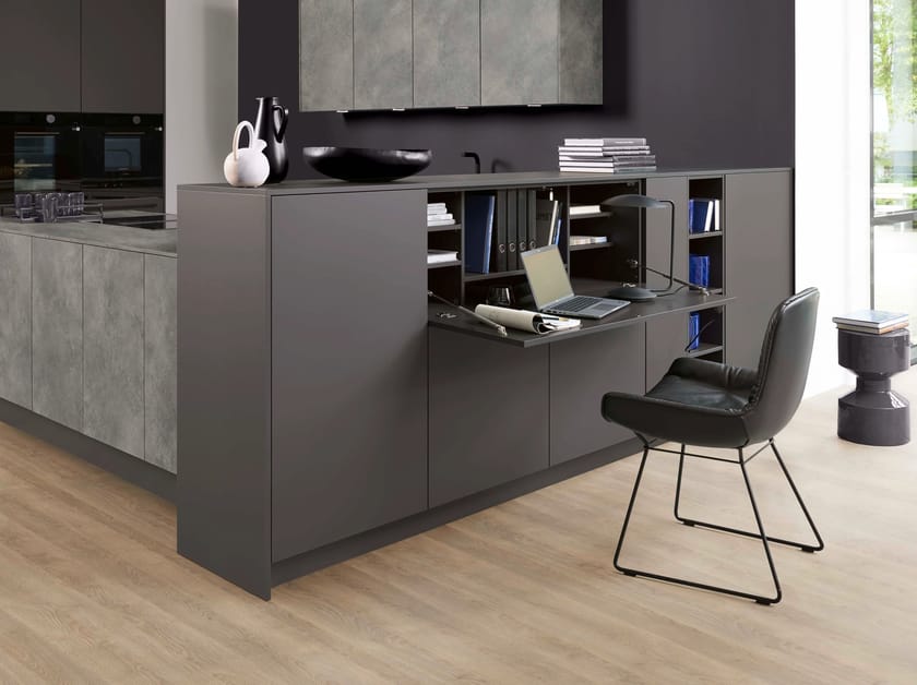 CANTERA SAND LIME LAVA GREY / PLUS GRAPHITE SOFT MAT Cozinha By Nolte ...