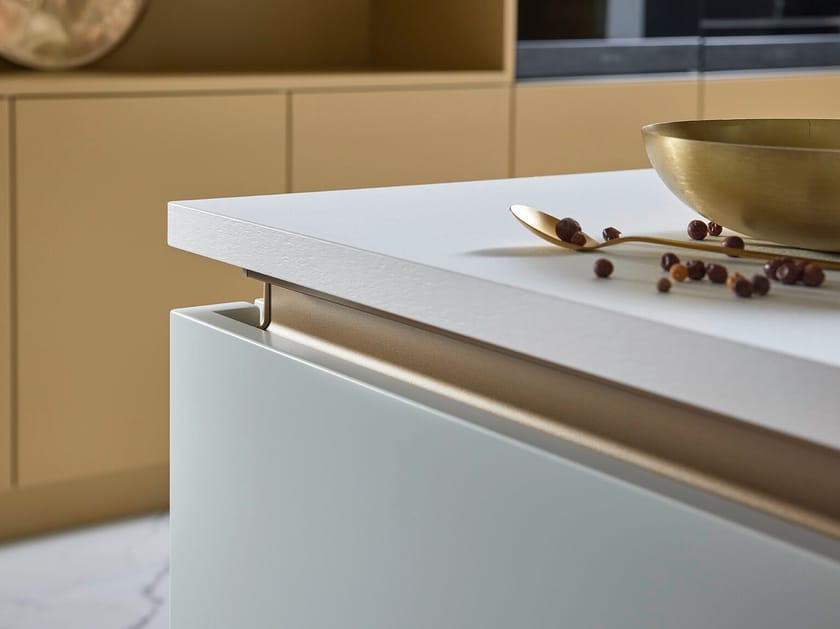 SOFT LACK Caramelo mate soft / SOFT LACK Blanco mate soft Cocina By ...