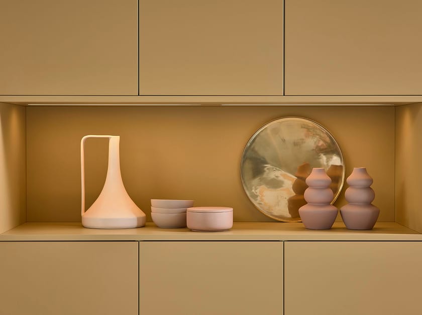 SOFT LACK Caramelo mate soft / SOFT LACK Blanco mate soft Cocina By ...