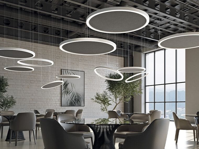 Acoustic pendant lamps | Office lighting | Archiproducts