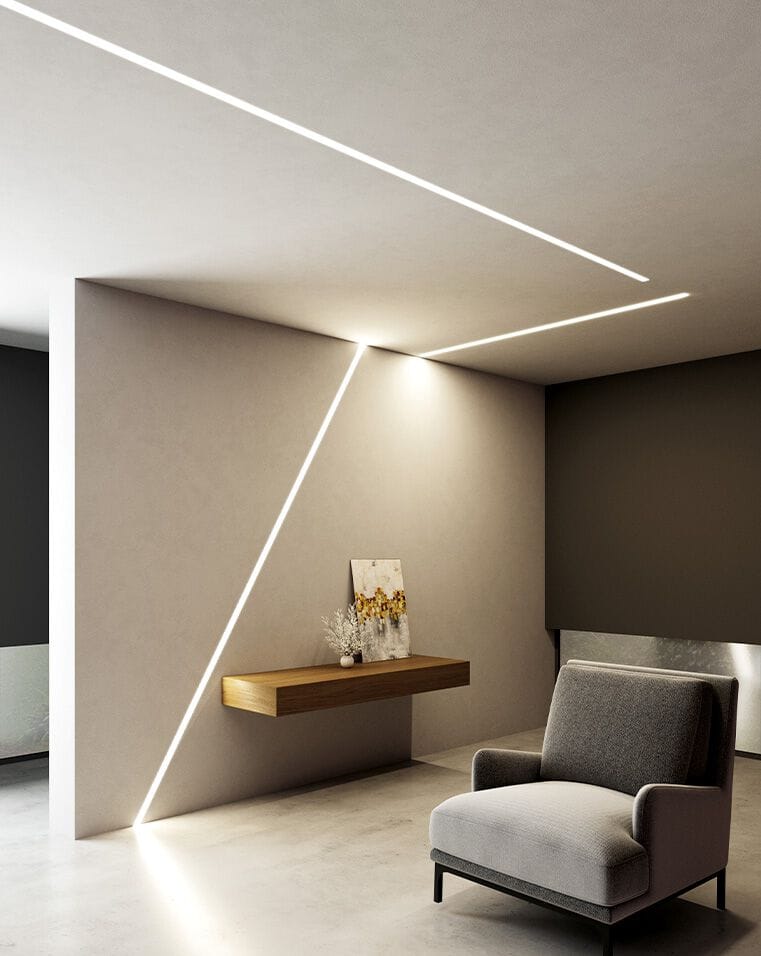 L-33 / L-33 WALL Linear lighting profile By Novalux