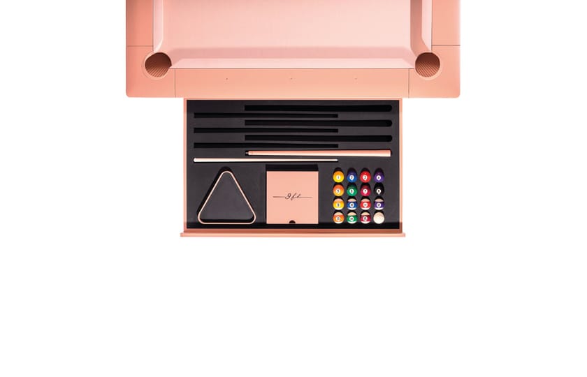 MONOCOLOR PINK PASTEL Rectangular pool table By Nuevepies