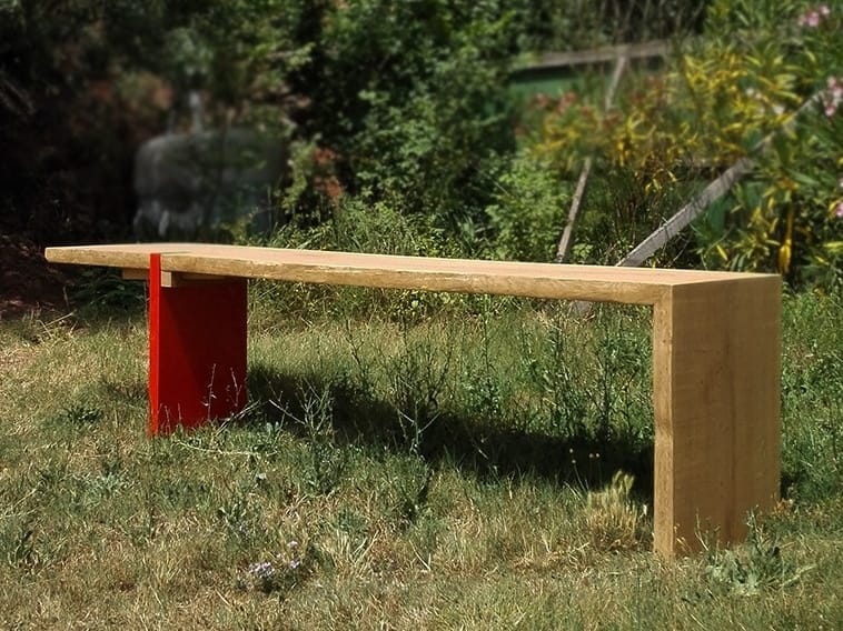 OAK MEETS ORANGE Table By ICI ET LÀ