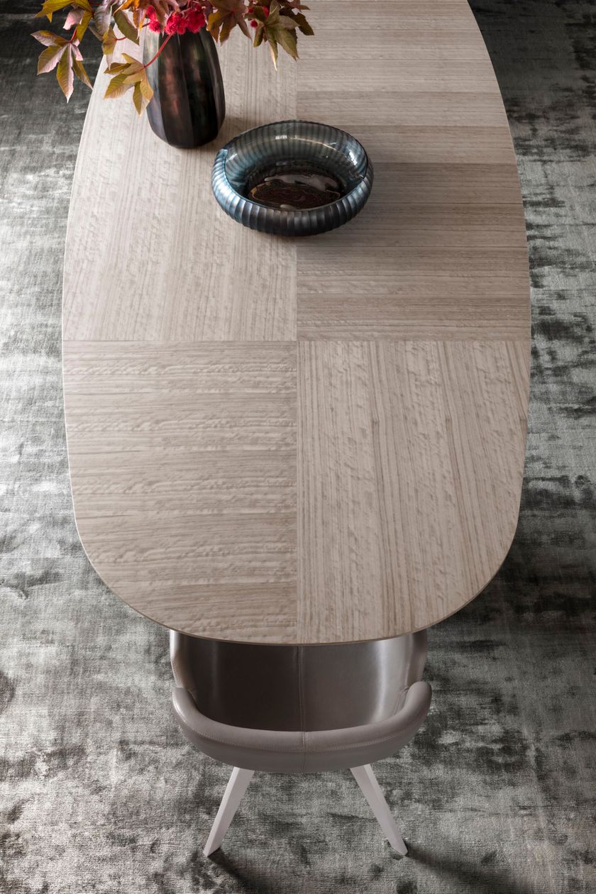 NOTA GN8020 Leather chair with armrests By OAK | design Nicola Gallizia