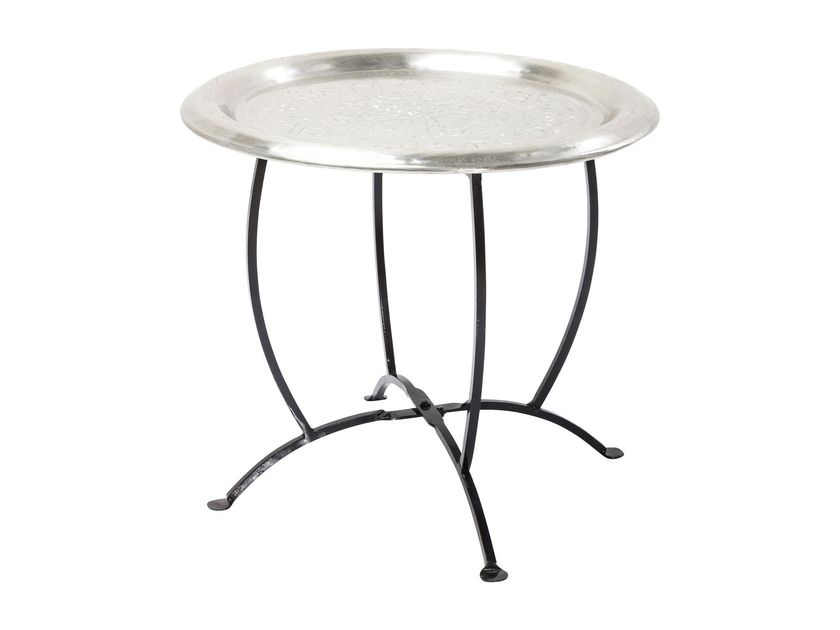 Round aluminium tray OASIS BLACK By KARE Design