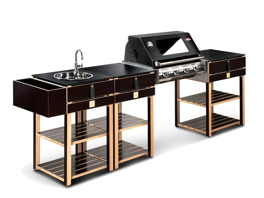 ELEMENTS - Edition Wood - BBQ Outdoor kitchen By OCQ