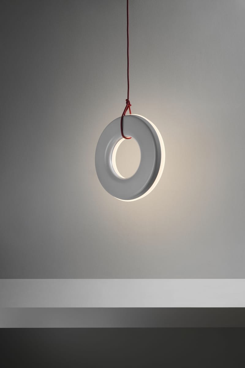LED direct-indirect light aluminium pendant lamp ODO By Oikoi