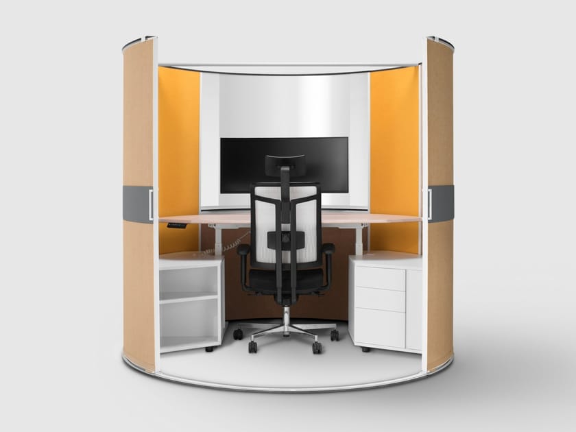 Acoustic office booth OFFICE shell WIN By Dizzconcept design Darko ...